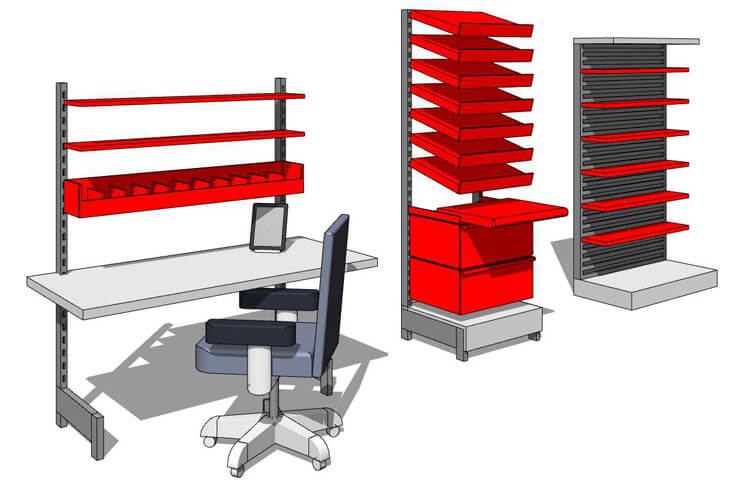 Revit Content | Retail Furniture