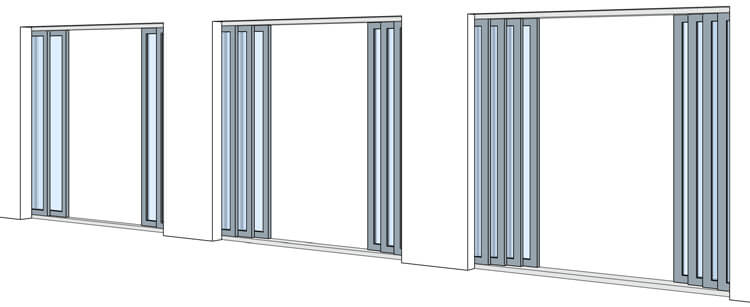 Revit Content | Pocket Sliding Double Door